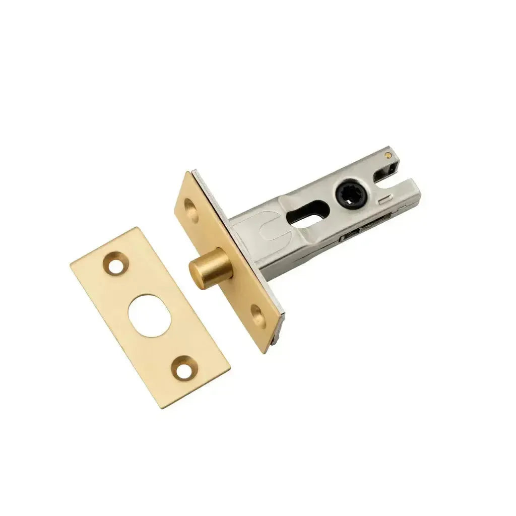 TUBE LATCHES & PRIVACY BOLTS - BRUSHED BRASS – Heritage Building Centre