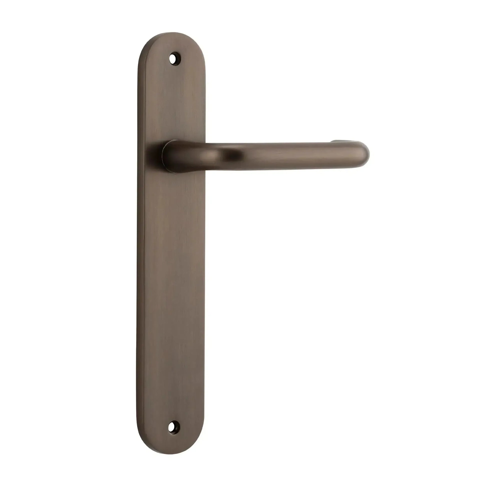 Iver Door Handle Oslo Oval Latch Pair Signature Brass – Heritage ...